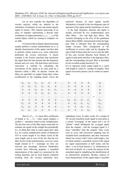 Application Of Wavelet Analysis Algorithms For Digital Control An Electromagnetic Exciter Pdf