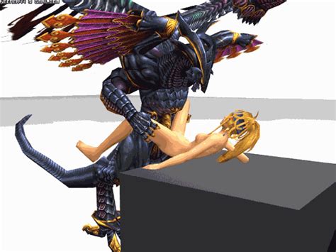 Rule 34 Animated Bahamut Final Fantasy Blonde Hair Dracophilia Female Final Fantasy Final