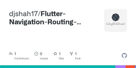 GitHub Djshah Flutter Navigation Routing Sample