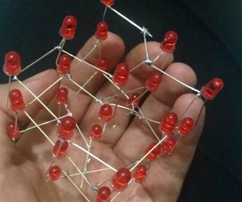 Led Cube 3x3x3 With Arduino 5 Steps With Pictures Instructables