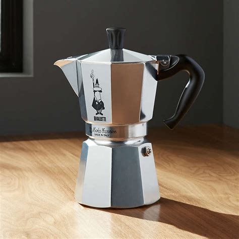Bialetti Moka Aluminum 6 Cup Espresso Maker At Carolann Ness Blog