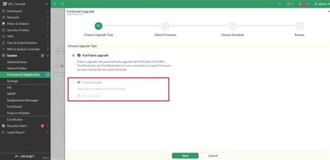 Technical Tip Unable To Select Fortigate Only U Fortinet Community