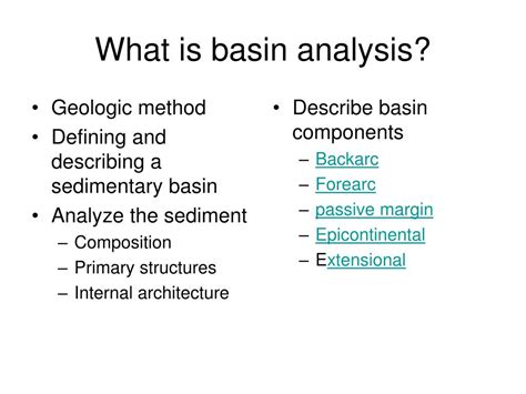 Ppt Basin Analysis Powerpoint Presentation Free Download Id1108392