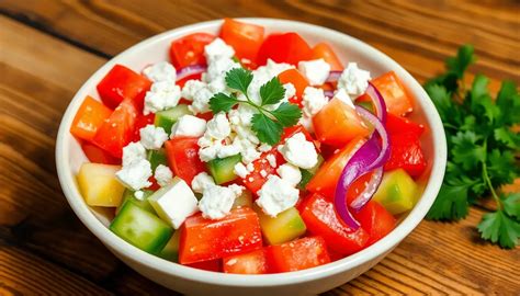Authentic Shopska Salata Easy Bulgarian Salad Recipe With Fresh Summer