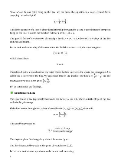 Lesson Linear Functions In Different Forms Nagwa