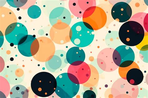 Premium Ai Image Colorful Dots Pattern