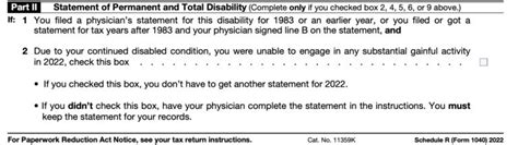 Irs Schedule R Instructions Credit For The Elderly Or Disabled