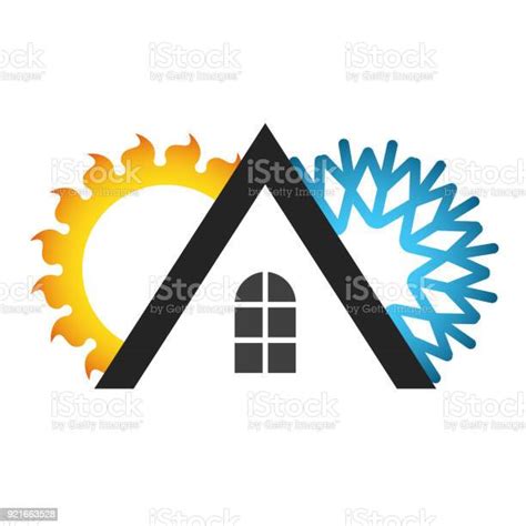 หลังคาของสัญลักษณ์เครื่องปรับอากาศบ้าน ภาพประกอบสต็อก ดาวน์โหลดรูปภาพตอนนี้ การออกกำลังกาย