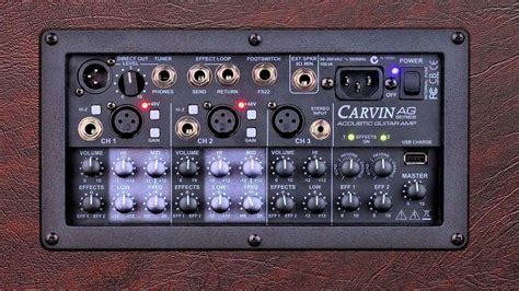 Carvin Ag200 And Ag300 Acoustic Amplifier Portable Pa Sound System