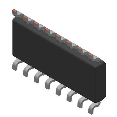 74hc595 Footprint Symbol And 3d Model Search Results
