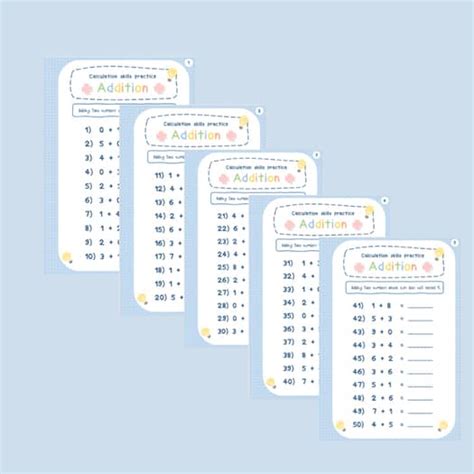 Adding Two Numbers Whose Sum Does Not Exceed 9 By Preeyanuch Kantoe