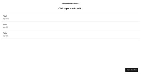 Dialog Parent Rerender Codesandbox