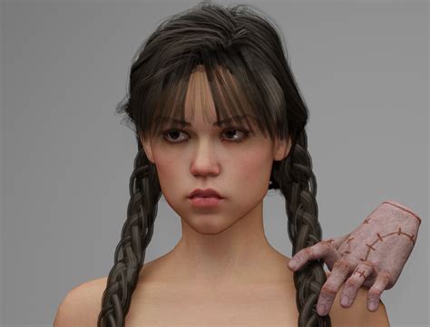 Wednesday Addams Jenna Ortega 10k Points Free Daz 3d Models