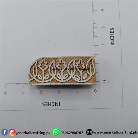 Wooden Block For Fabric 139 Anarkali Crafting