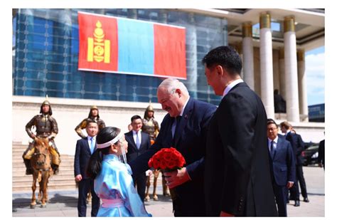 Бүгд Найрамдах Беларусь Улсын Ерөнхийлөгч А Г Лукашенког албан ёсоор угтан авлаа