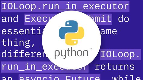 Difference Between Ioloopcurrentruninexecutor And Threadpoolexecutorsubmit Youtube