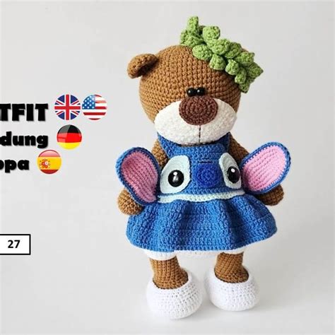 Lilo And Stitch Teddy Bear Etsy