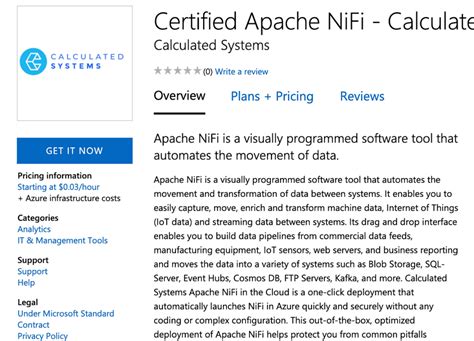 Getting Started On Azure Nifi Calculated Systems