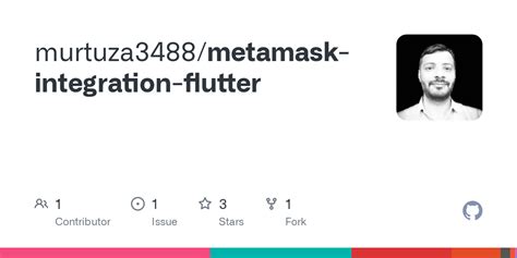 github murtuza3488 metamask integration flutter