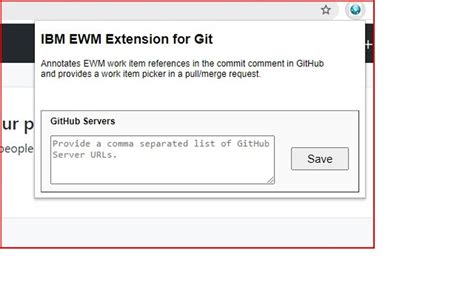 IBM EWM Extension for Git para Google Chrome Extensão Download