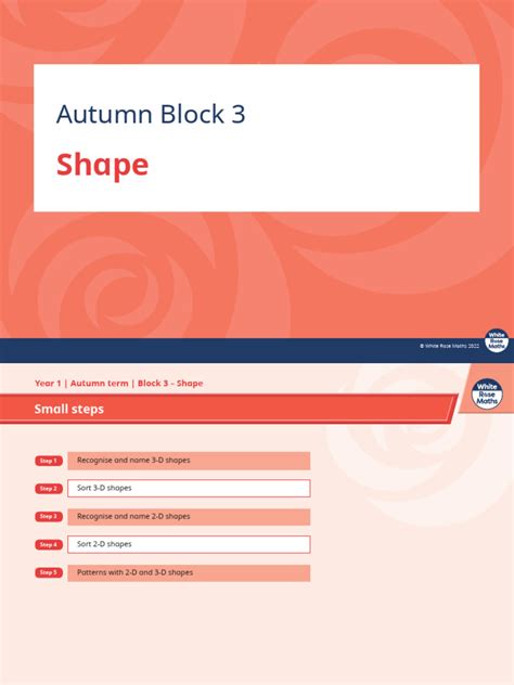 Y1 Autumn Block 3 Sol Shape Pdf
