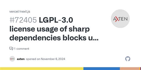LGPL License Usage Of Sharp Dependencies Blocks Us From Using Next