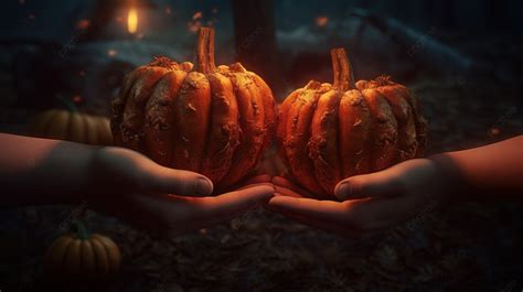 해골 손으로 움켜쥐고 있는 무시무시한 호박의 3d 렌더링 호박 얼굴 할로윈 장식 할로윈 밤 배경 일러스트 및 사진 무료 다운로드 Pngtree