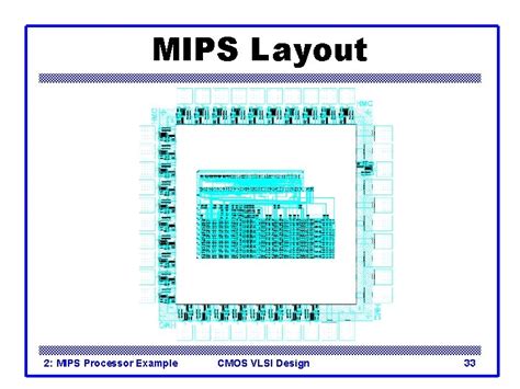 Introduction To CMOS VLSI Design Lecture 2 MIPS