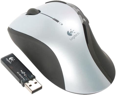 Logitech Mx Left Hand Silver Black Ghz Digital Cordless Laser Mouse Newegg Com