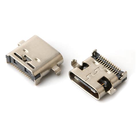 Smt Pin Female Connector Connector Type C Pin Sink Mm Connector Usb C Type C Socket