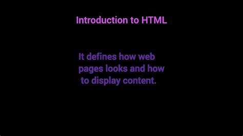 Introduction To Html Code Trending Html Shorts Shortvideo Coding