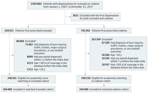 Association Of Tramadol Vs Codeine Prescription Dispensation With Mortality And Other Adverse