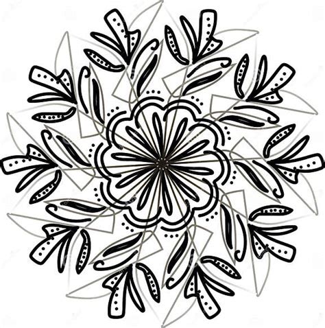 Mandala Of Branch Stock Vector Illustration Of Branch 125667901