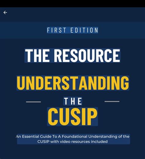 Understanding The Cusip Tradebit