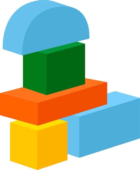 Premium Vector Toy Block Castle