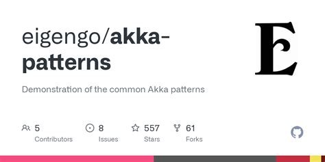 Github Eigengoakka Patterns Demonstration Of The Common Akka Patterns