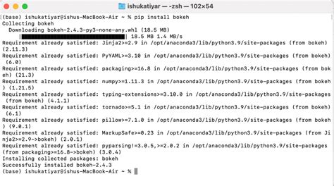 How To Install Bokeh In Python3 On Macos Geeksforgeeks