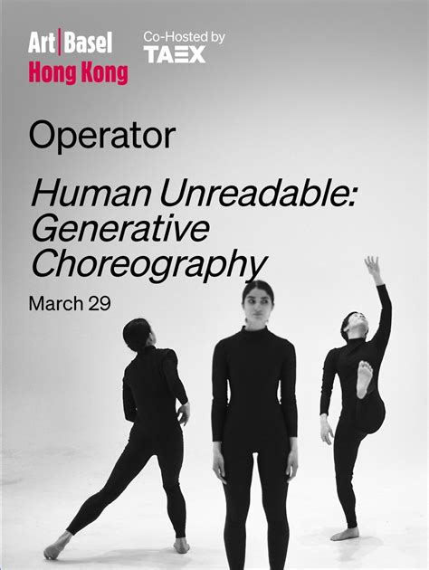 Artbasel Artbaselhongkong Taex Performanceart Taex