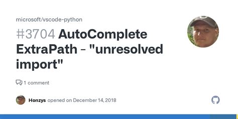 Autocomplete Extrapath Unresolved Import · Issue 3704 · Microsoftvscode Python · Github