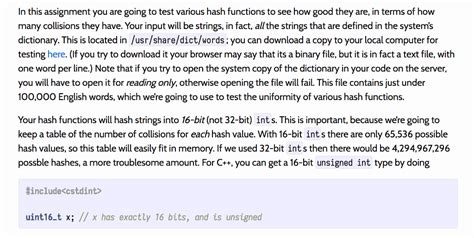Data Structures In C Testing Hash Functions Chegg