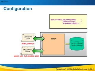 MQTC 2016 IBM MQ Security Overview Recap PPT