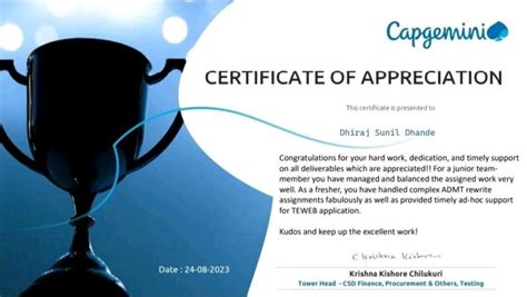 Dhiraj Dhande On Linkedin Teamappreciation Projectsuccess Careermilestones