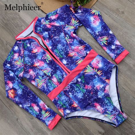 Buy 2018 Sexy Monokini Blue Swimsuit Lady Zipped