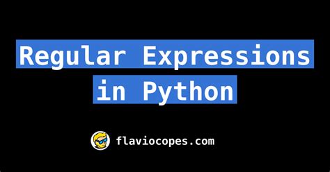 Regular Expressions In Python