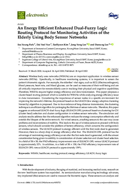 Pdf An Energy Efficient Enhanced Dual Fuzzy Logic Routing Protocol For Monitoring Activities