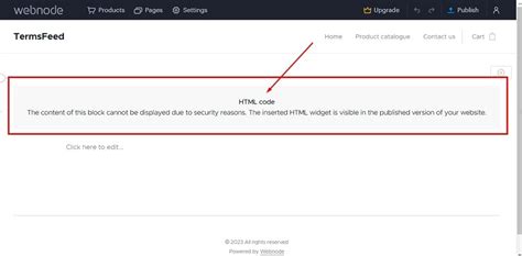 How To Add A Terms And Conditions Page On Webnode Termsfeed