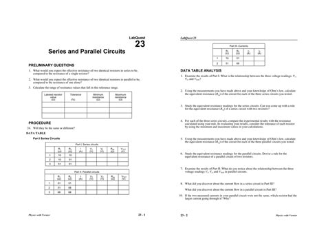 series parallel combination circuits lab 101 circuit diagram