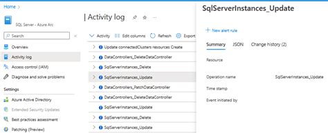 활동 로그 사용 sql server enabled by azure arc microsoft learn