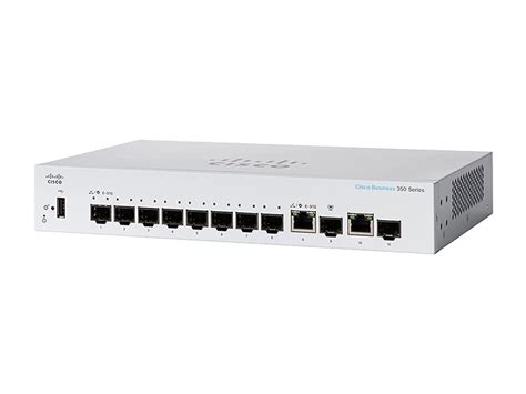 Switch Managed Cisco 8 Port Gigabit Sfp Cbs350 8s E 2g Eu