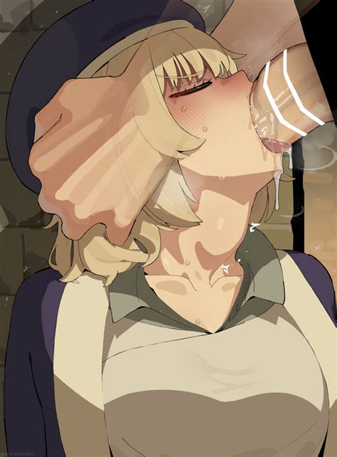 Rule 34 1boy 1girls Big Penis Blonde Hair Blowjob Blush Censor Bar